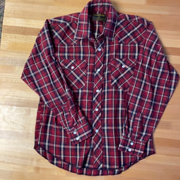 Rustler Wrangler | Shirts & Tops | Wrangler Rustler Boys Western Shirt ...